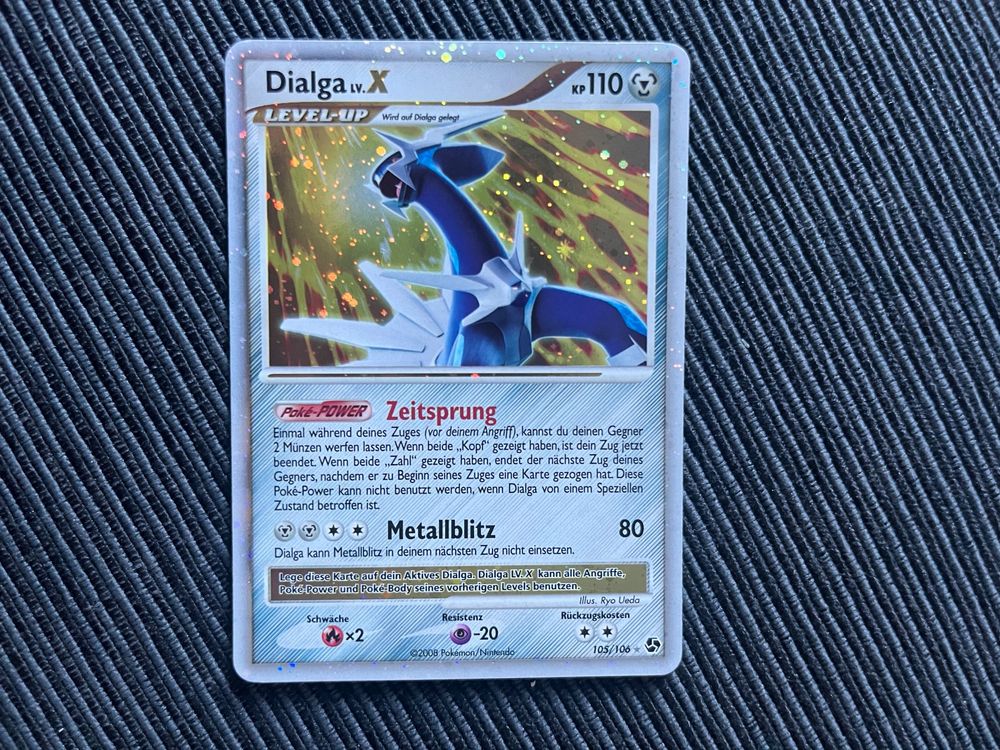 Pokemon Dialga LV X Diamond & Pearl Deutsch (Gebraucht) in Wabern für ...