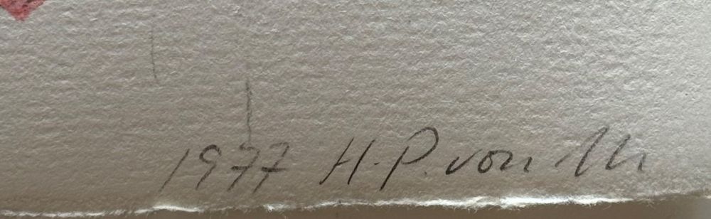 Hans-Peter von Ah, Aquarell, Formen, Bau, Abstrakt, Nachlass (Gebraucht ...