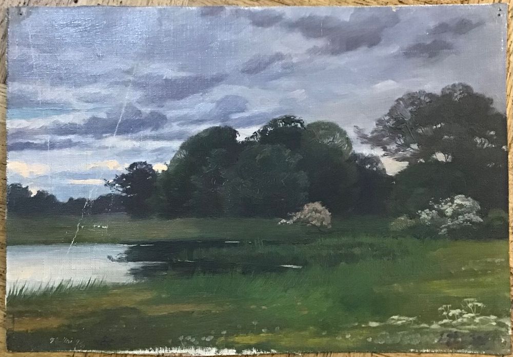 Antike Landschaft Gemälde Unleserlich Signiert (Gebraucht) in Root für CHF 5 – mit Lieferung auf ...