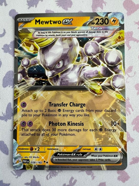 🇬🇧 Mewtwo EX | Pokemon Paradox Rift | PAR 058/182 (EN) | Comprare su ...