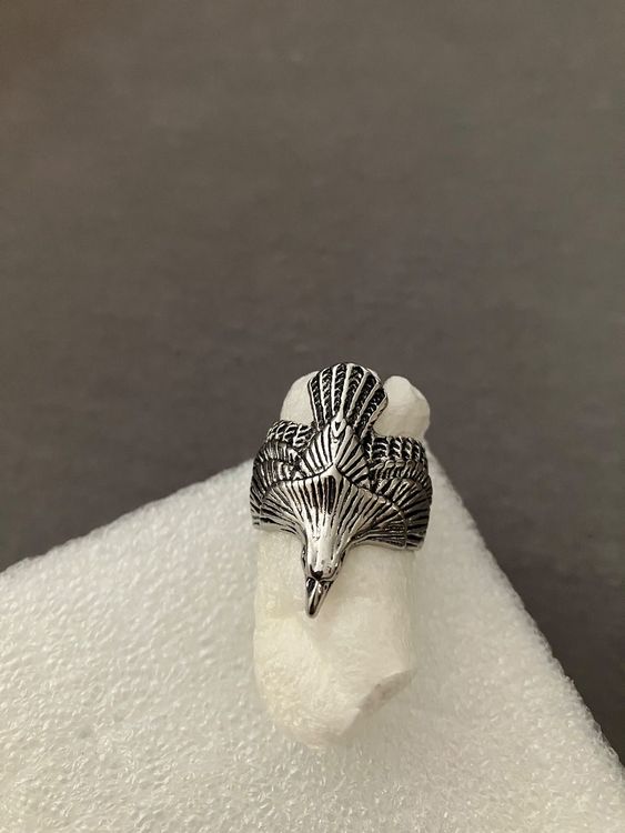 Modeschmuck Adler Ring, silberf., grössenverstellbar, NEU | Kaufen auf Ricardo