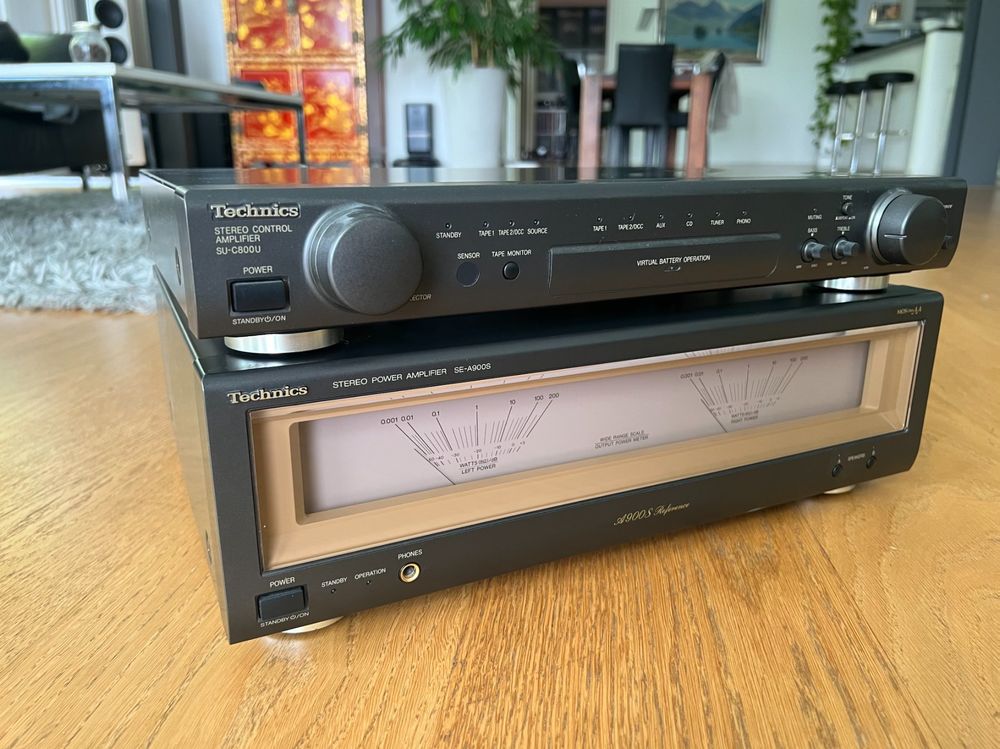 Technics SE-A 900S/Technics SU--C800U Amplifier Vintage (Defekt) in ...