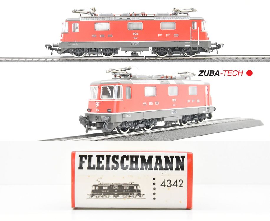 Fleischmann 4342 E-Lok Re 4/4 II SBB H0 GS Analog mit OVP | Acheter sur ...