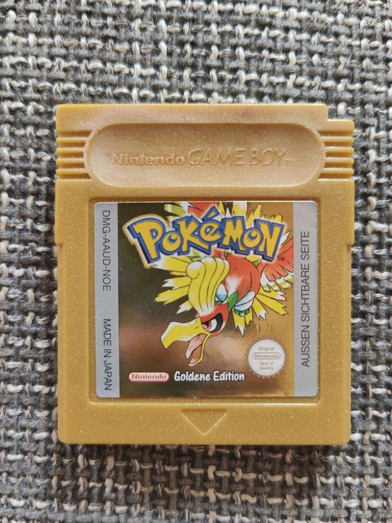 Pokémon Goldene Edition Gameboy Nintendo Rarität (Gebraucht) in Liestal ...