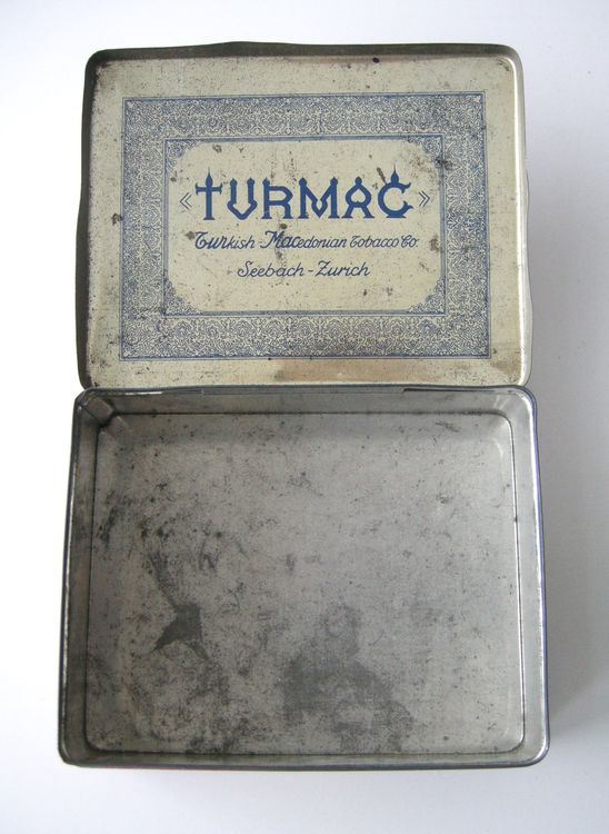 antike Blechdose Turmac Orange 100 Cigarettes | Kaufen auf Ricardo