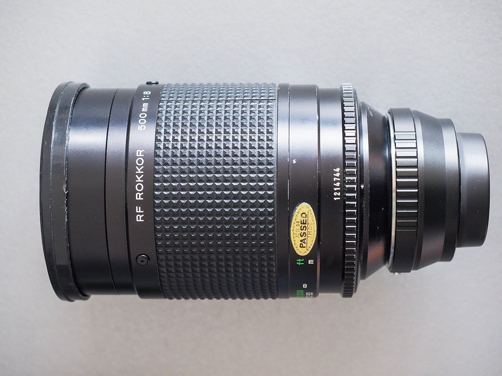 Tele Minolta RF Rokkor 500mm 1:8 inkl. Adapter für MFT (Gebraucht) in ...