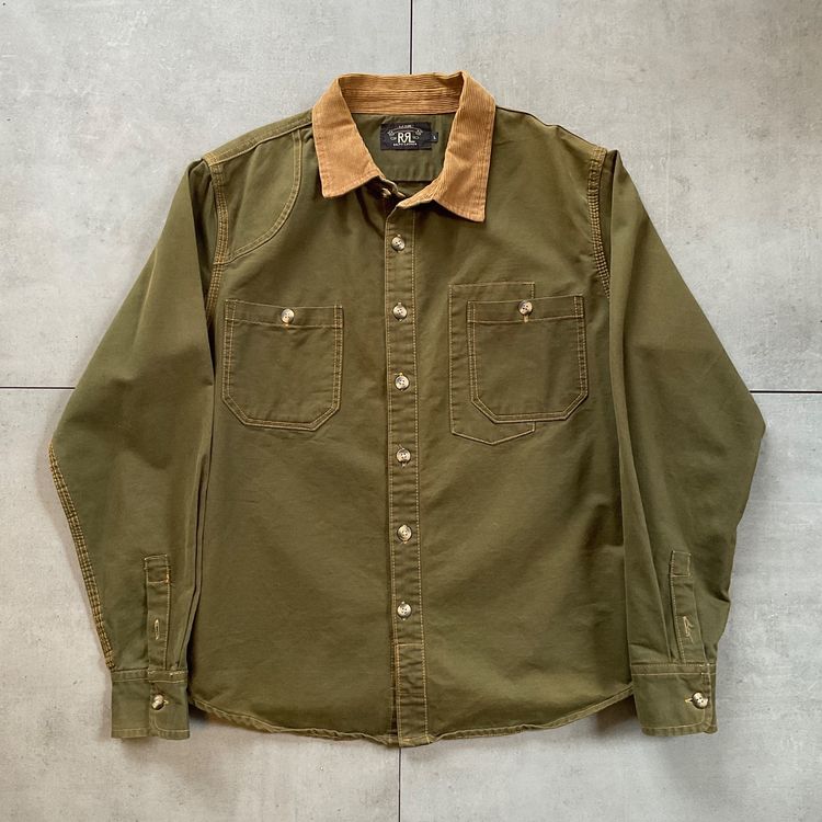 2000s RRL Ralph Ralph Lauren Overdyed Denim Work Jacket (Gebraucht) in ...