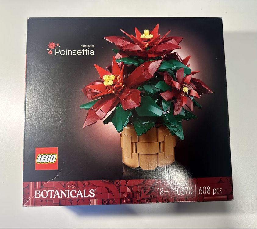 LEGO Botanical Collection Poinsettia 10370 - New Set! (Neu und ...