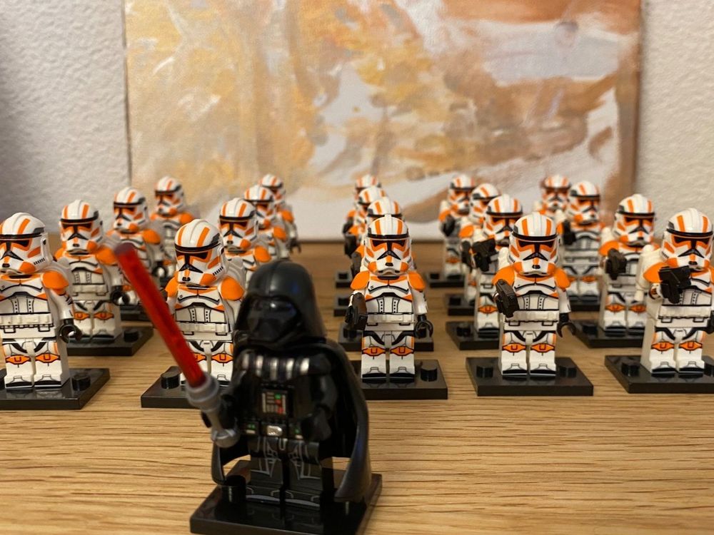 21 Figuren | Star Wars | Trooper Orange | Clone für Lego (Neu und ...