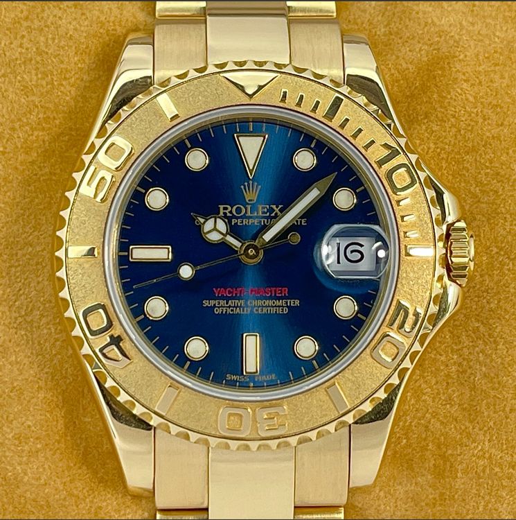Rolex 68628 Yacht-Master Paper&Box 1996 Blue Dial | Kaufen auf Ricardo