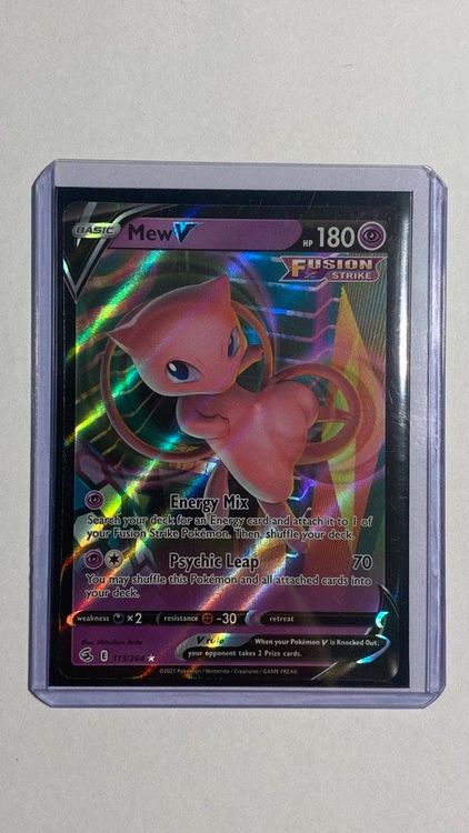 Mev V Pokemon Fusion Strike 113/264 Unrated | Kaufen auf Ricardo