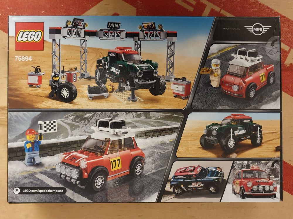 Lego Speed Champions Mini Cooper Rally & Mini Works Buggy (Gebraucht ...