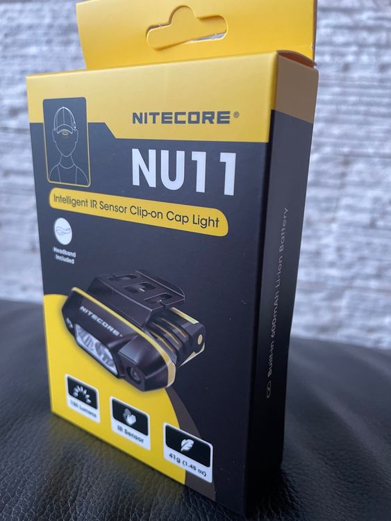 Nitecore NU11 Cap Light / Stirnlampe (Neu und originalverpackt) in Arbon für CHF 15 – mit ...