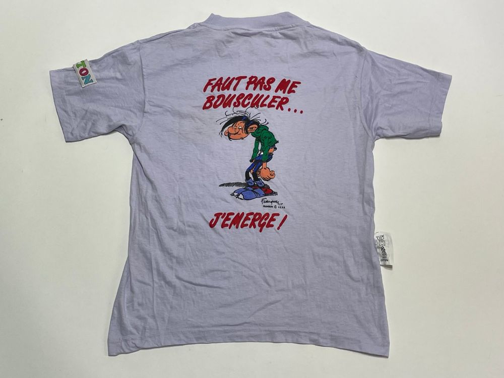 Vintage 90s T-Shirt Gaston Lagaffe Sz 8-10 years or S adult (Gebraucht ...