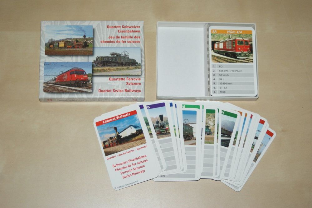 Quartett Schweizer Eisenbahnen | Kaufen auf Ricardo