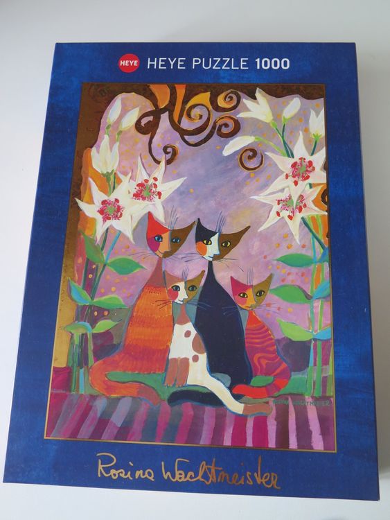 Puzzle 1000 Teile Rosina Wachtmeister "Lilien" Heye 50x70cm (Gebraucht) in Bubikon für CHF 12 ...
