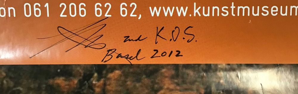 Tim ROLLINS & K.O.S (XX-XXI) Grosse Plakat Handsigniert (Gebraucht) in Root für CHF 5 – mit ...