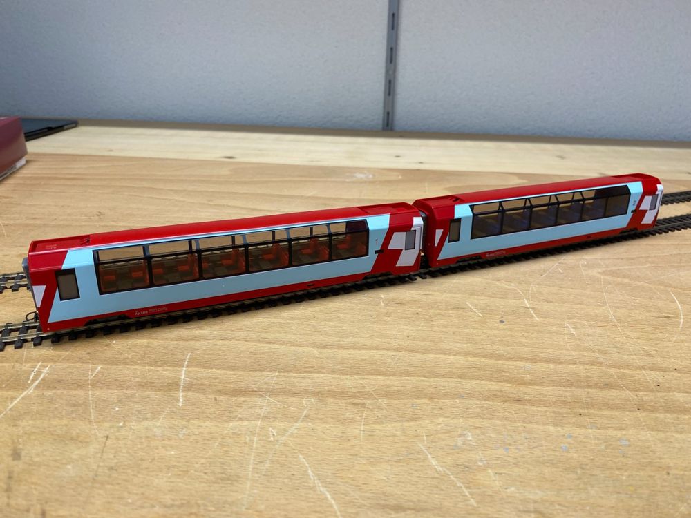 BEMO H0m RhB 2x Glacier Express Ap Nr. 1313 und Bp Nr. 2532 | Kaufen auf Ricardo