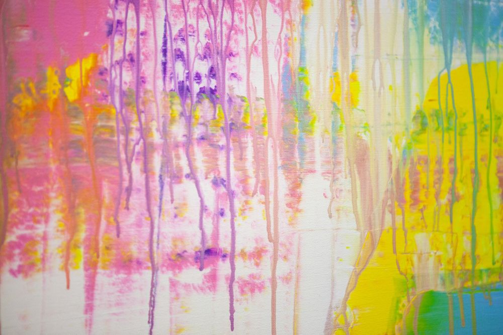 Bilder Abstrakt Gemälde Unikat Actionpainting Leinwand | Kaufen auf Ricardo