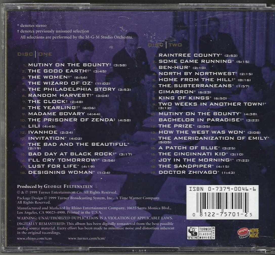 Classic M-G-M Film Scores 1935-1965 - 2 X CD (Gebraucht) in Genève für ...