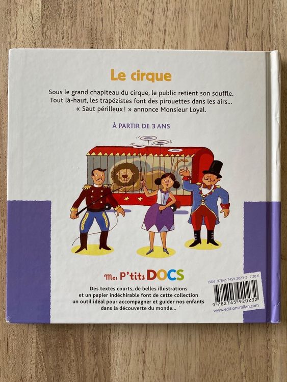 Livre enfant mes petits docs : Le cirque | Kaufen auf Ricardo