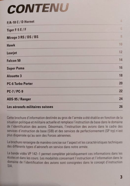 Identification Avion/Broschüre Flugzeugerkennung, Luftwaffe | Kaufen ...