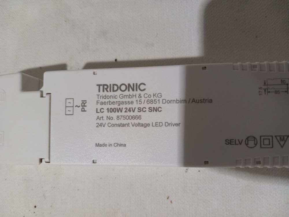 LED Trafo TRIDONIC LC 100W 24Volt | Kaufen auf Ricardo