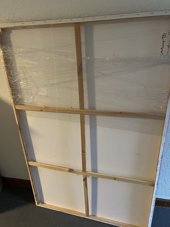 Banksy Style Leinwandbild "Flower Thrower", Top Zustand! (Gebraucht) in ...