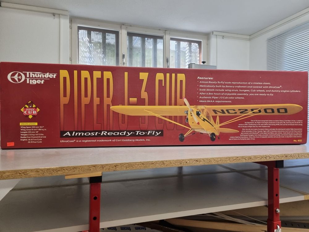 Thunder Tiger Piper J-3 Cub ARTF mit 210 cm Spannweite (Neu (gemäss ...