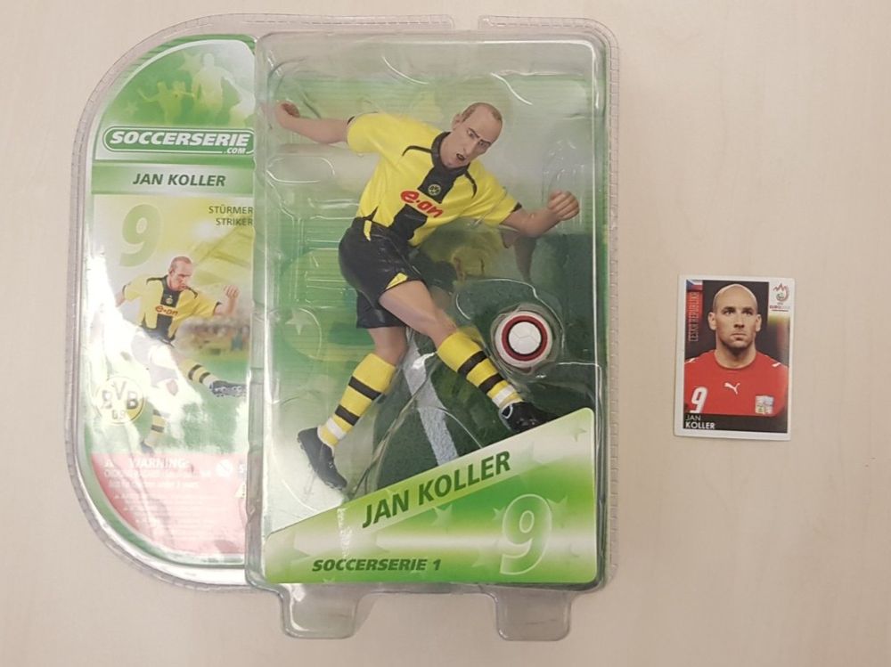 Jan Koller Panini Sticker + Action Figure Football Stars (Neu und ...