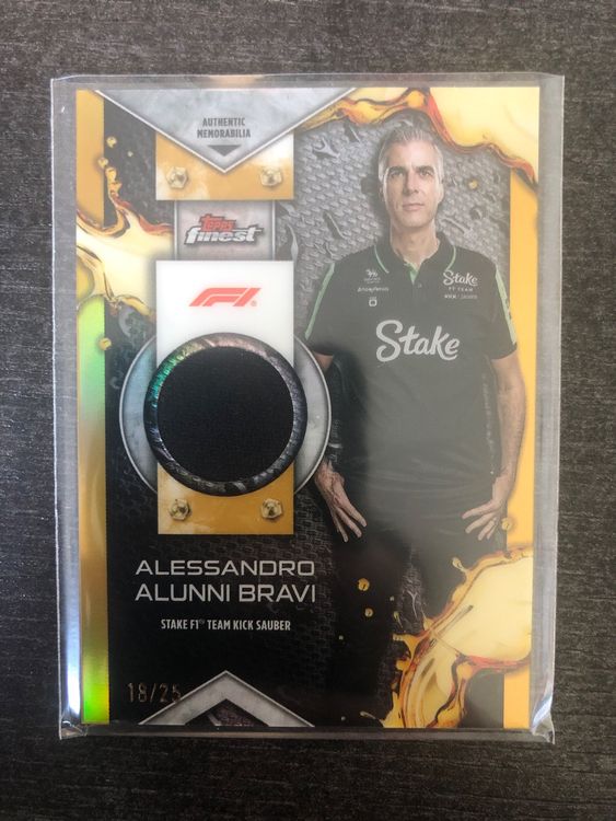 Topps Finest F1 Alessandro Alunni Bravi Sauber Relic /25 (Gebraucht) in Wangenried für CHF 12 ...