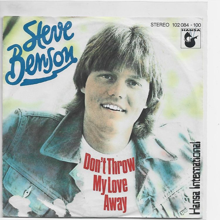 Single7 STEVE BENSON - DON`T THROW MY LOVE AWAY (Gebraucht) in Oberwil (Dägerlen) für CHF 1 ...