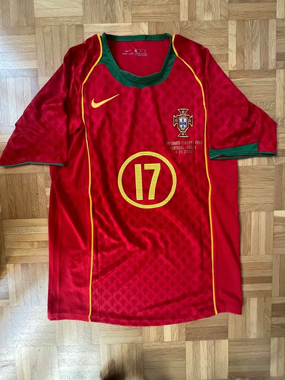 Cristiano Ronaldo Portugal EM Final Trikot 2004 L | Kaufen auf Ricardo
