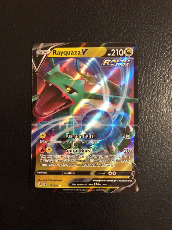 Evolving Skies Rayquaza V 110/203 Ab 1 | Kaufen auf Ricardo