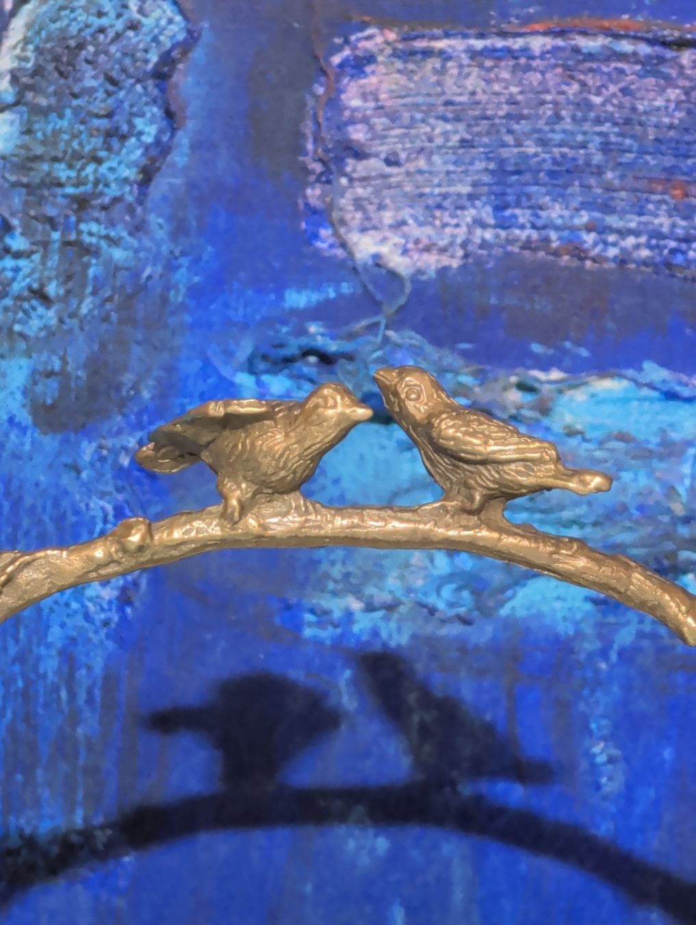 TOP VINTAGE WUNDERSCHÖNE GUETZLI PORZELLAN SCHALE VOGELGRIFF (D ...