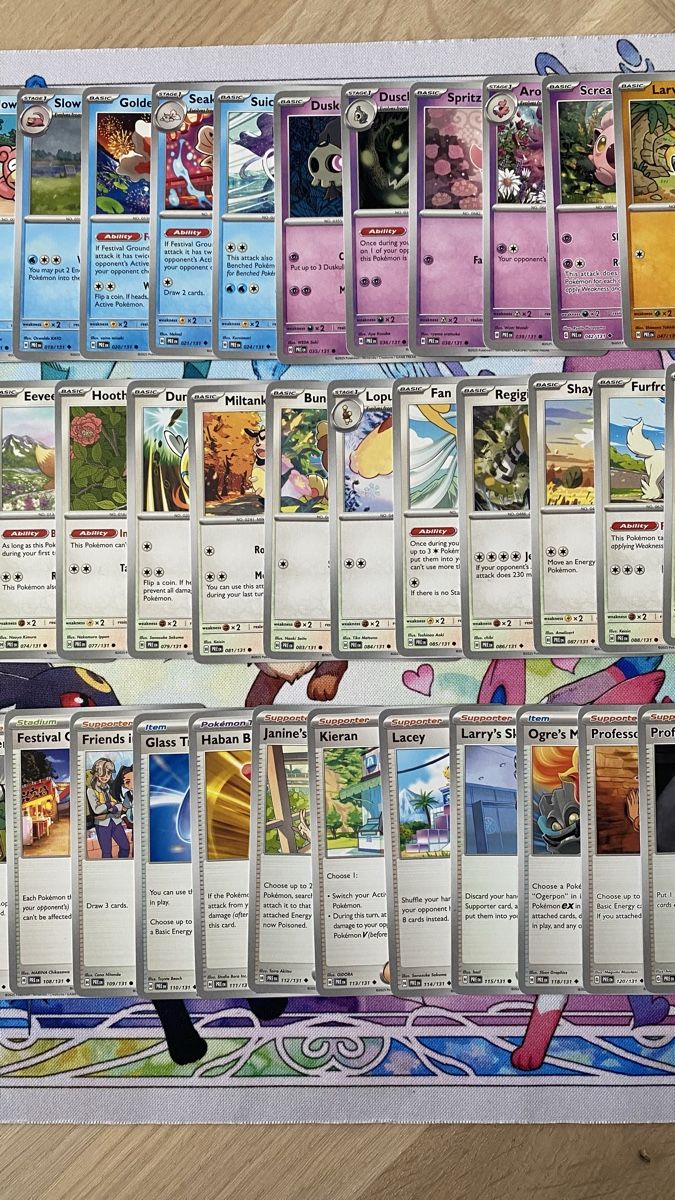 Prismatic Evolution Complete Set of Non-Holos (Neu (gemäss Beschreibung ...