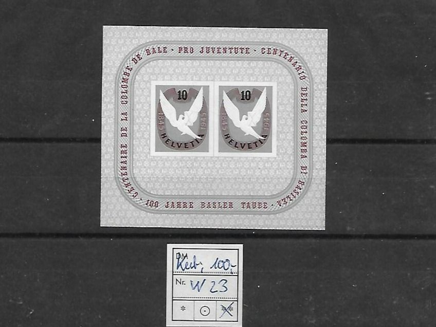 Block 1945 ** Kat: CHF 100.- | Kaufen auf Ricardo