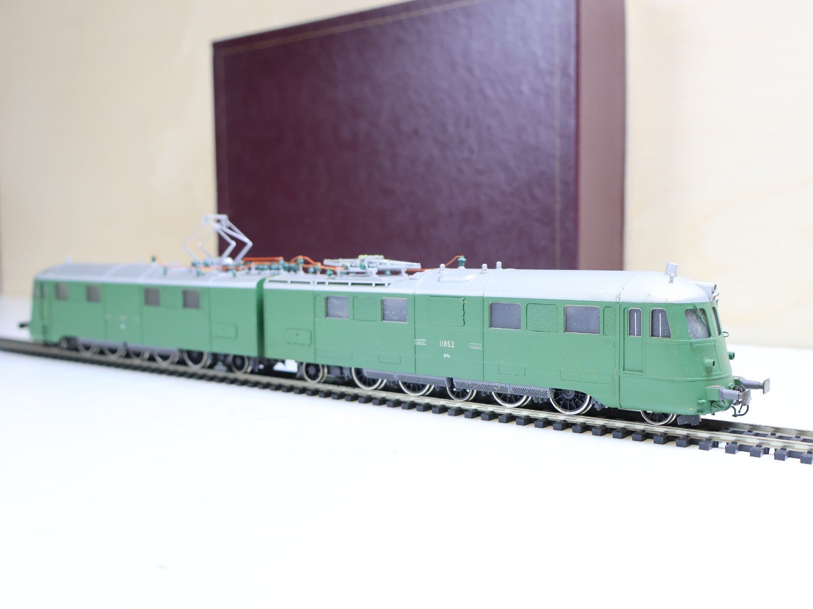 Fulgurex SBB Ae 8/14 Landi E-Lok H0 DC - Messing hellgrün (Gebraucht ...