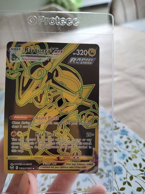 Rayquaza vmax gold (Gebraucht) in Schmerikon für CHF 10 – mit Lieferung ...