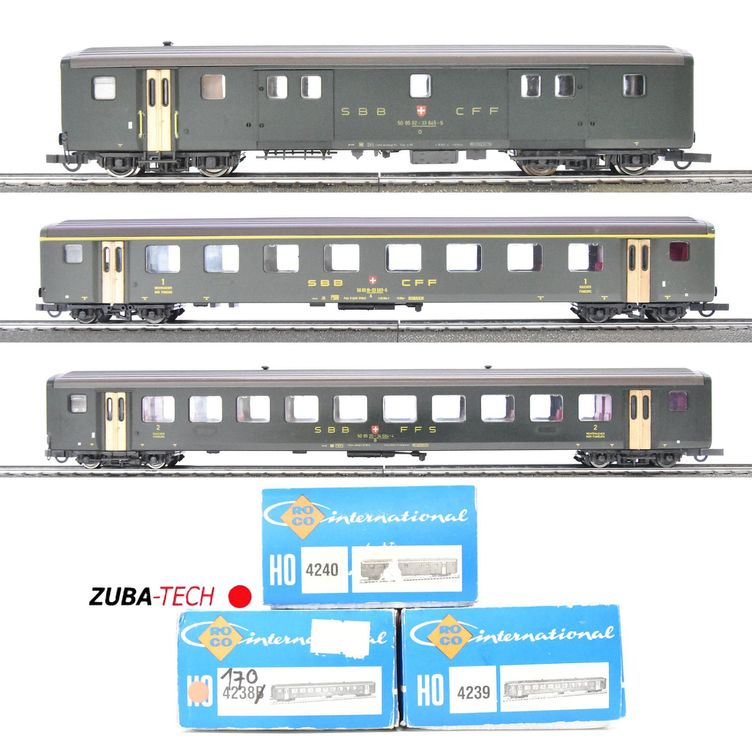 3x Roco EW II Personenwagen SBB H0 GS mit OVP (Gebraucht) in St. Gallen für CHF 33 – mit ...