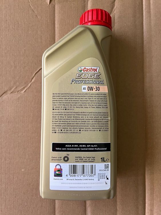 Castrol Edge Professional 0W30 A5 Volvo | Kaufen auf Ricardo