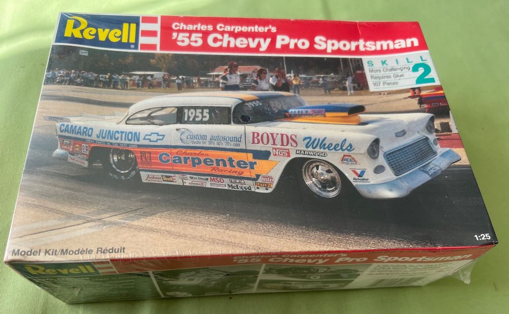 55 Chevy Pro Sportsman Charles Carpenter 1/25 (Neu und originalverpackt ...