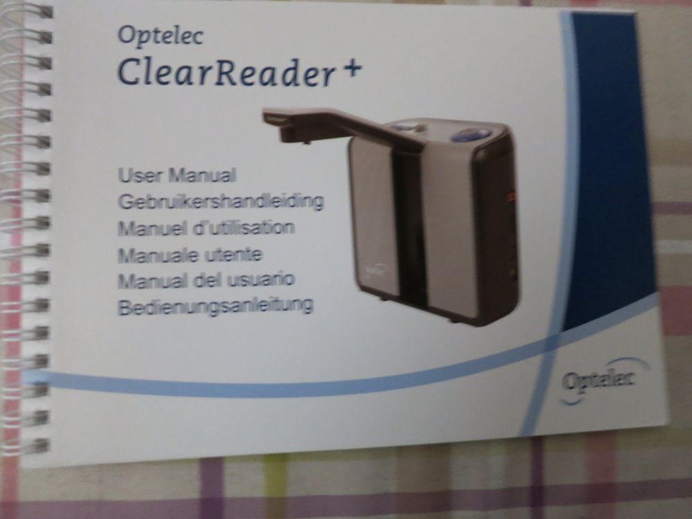 LESEGERÄT-SCANNER OPTELEC CLEARREADER+ FÜR SEHBEHINDERTE (Gebraucht) in ...