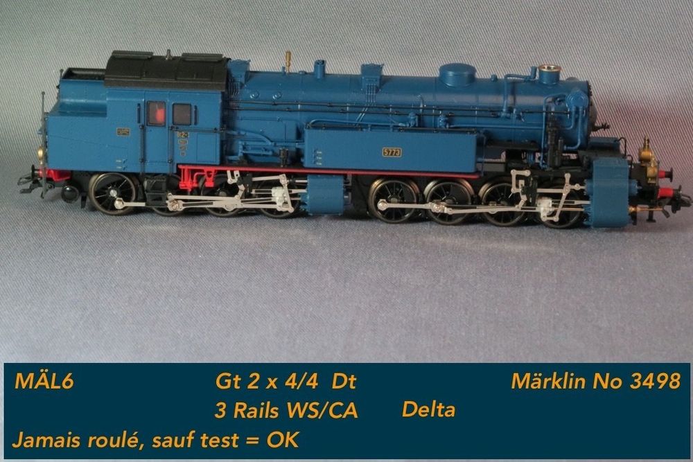 MÄL6 Gt 2 x 4/4 Dt Mallet Märklin No 3498 | Kaufen auf Ricardo
