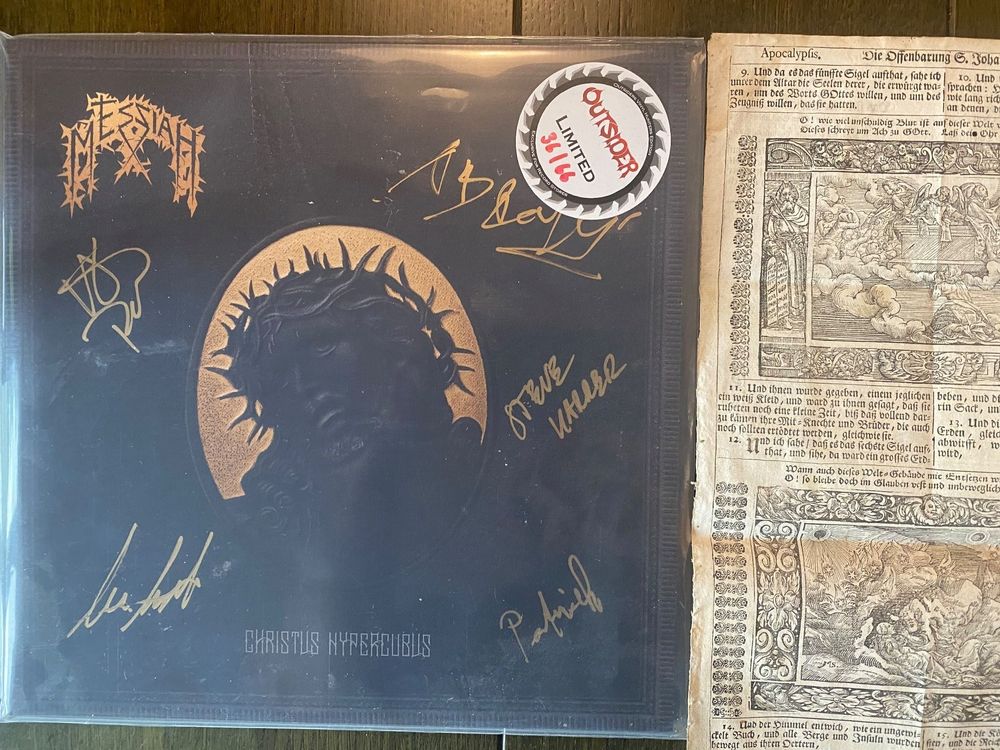 MESSIAH Christus Hypercubus Ltd. 66 Stk. LP Gold - signiert! (Neu ...