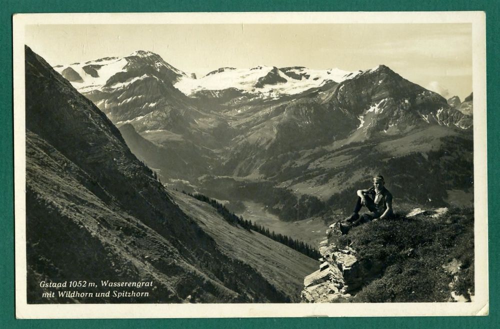 Gstaad Wasserengrat Mit Wildhorn Und Spitzhorn 1937 Kaufen Auf Ricardo