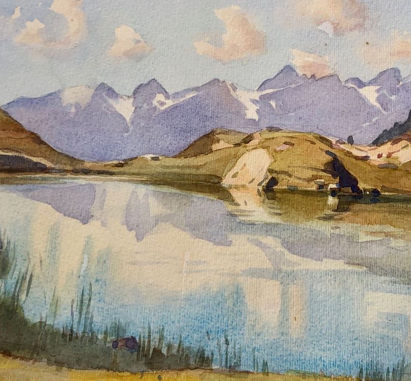 Willy Friedrich Burger Orig. Aquarell | Kaufen auf Ricardo