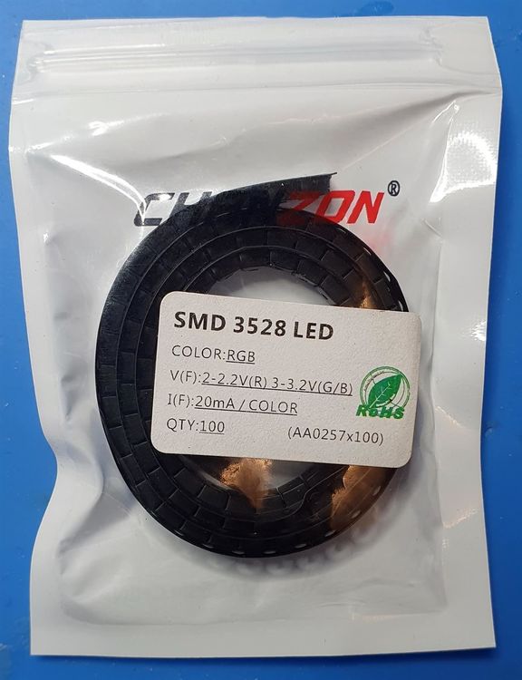 RGB-LED, SMD 3528, rot, grün, blau (Neu (gemäss Beschreibung)) in für ...