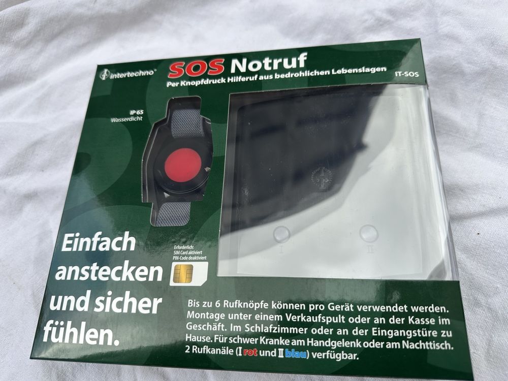 SOS Notruf ohne Garantie das es in der Schweiz funktioniert. (Defekt ...