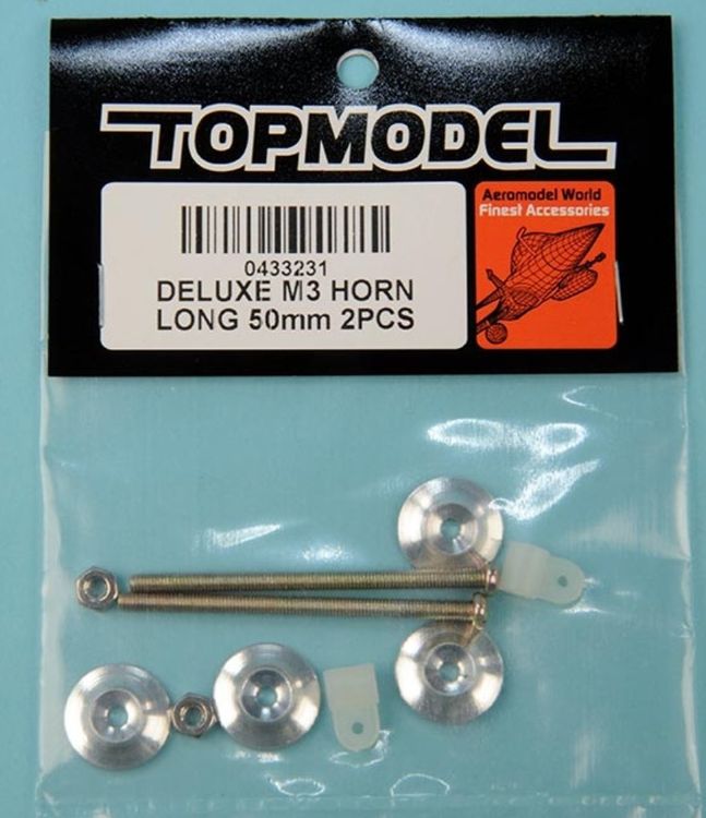 DELUXE M3 Adjustable control horn LONG 50mm 2pcs (Neu und ...